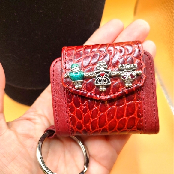 Brighton | Jewelry | Brighton Family Mini Photo Book Red Croc Leather ...